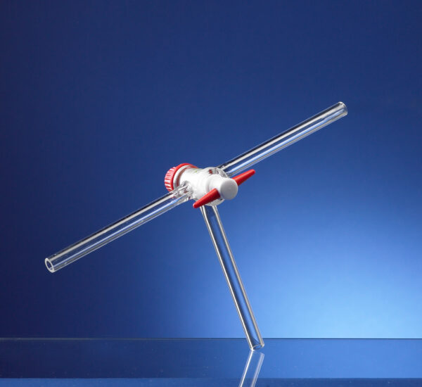 Dreiwegehähne - PTFE-Küken - Hofmann Glastechnik