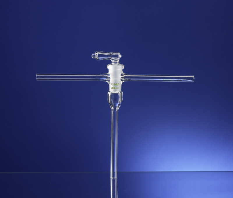 High vacuum two-way stopcocks - Hofmann Glastechnik