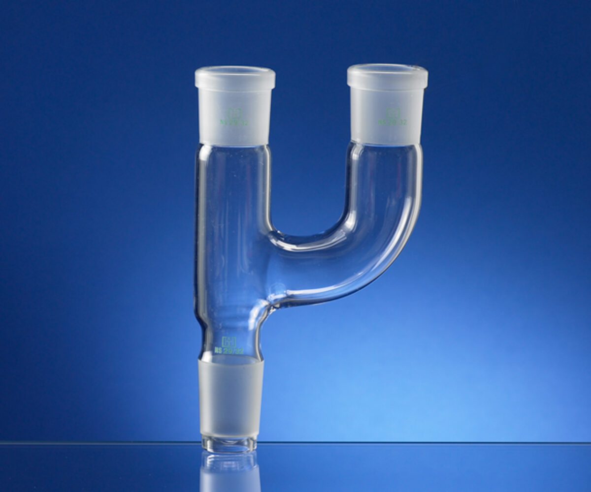 Two-neck adapter parallel - Hofmann Glastechnik