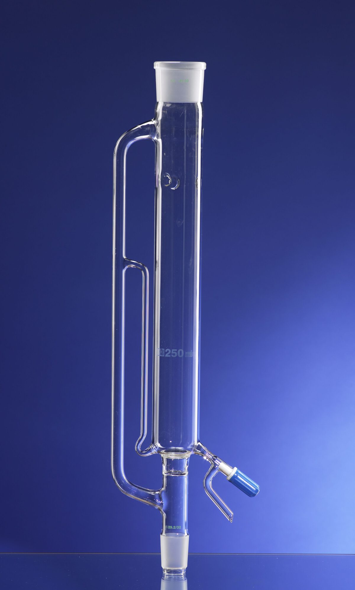 Extraction apparatus, liquids heavy solvents - Hofmann Glastechnik